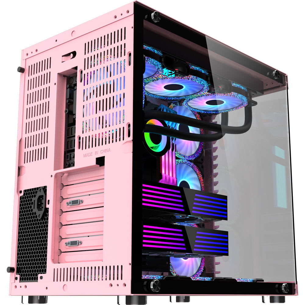 Case MIK LV07 – PINK (Mid Tower/ Màu Hồng)